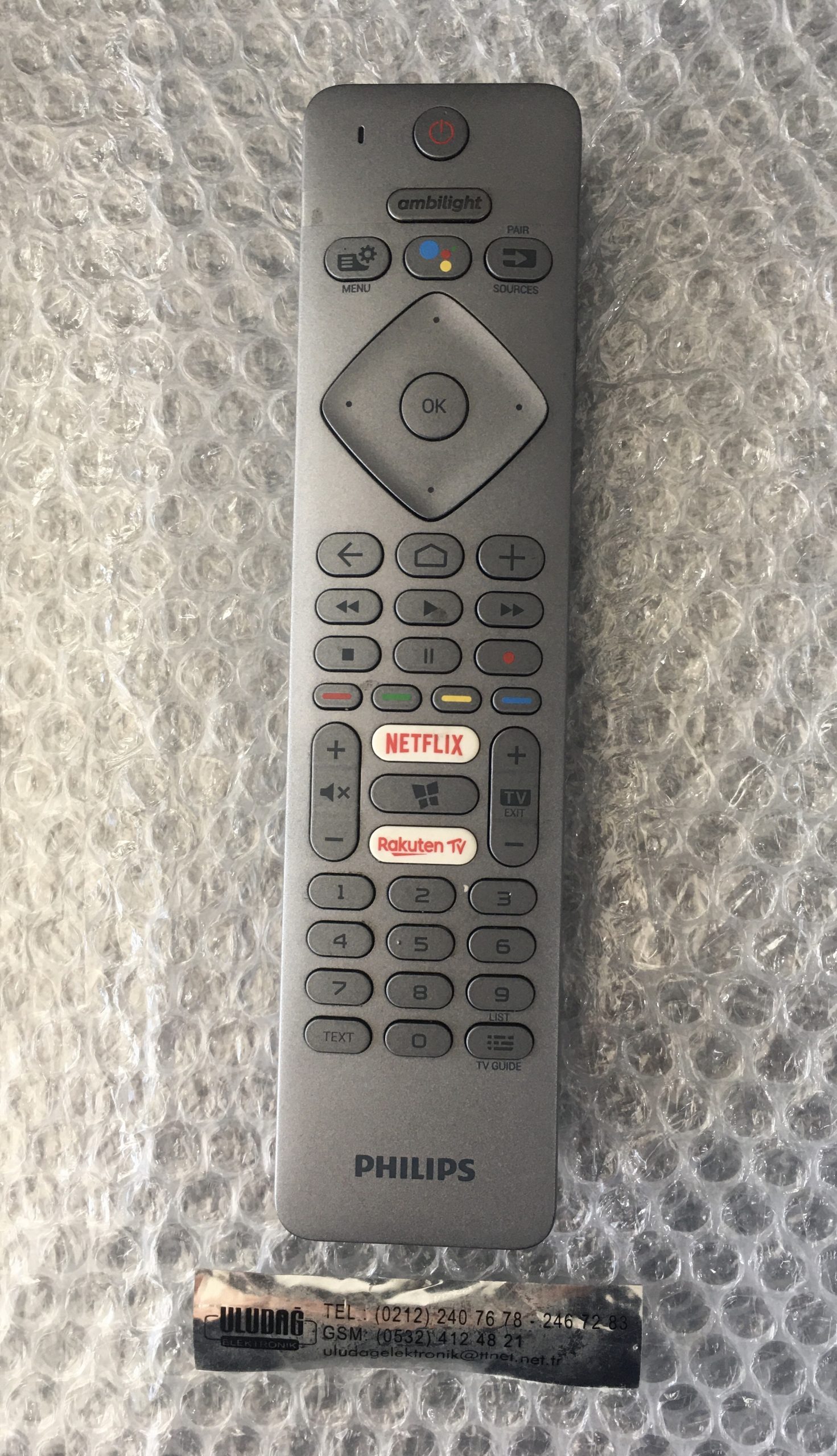 398GM10BEPHN0014HT PHILIPS 43PUS7304 KUMANDA - Televizyon Parçaları ...