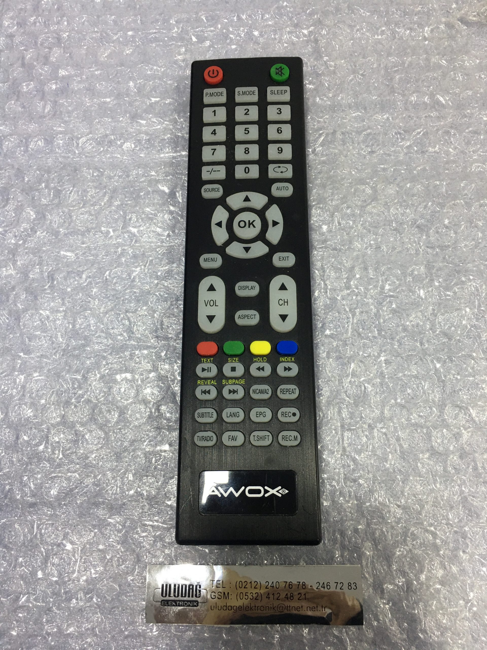 AWOX AWX55140 KUMANDA - Televizyon Parçaları, Televizyon Parçası