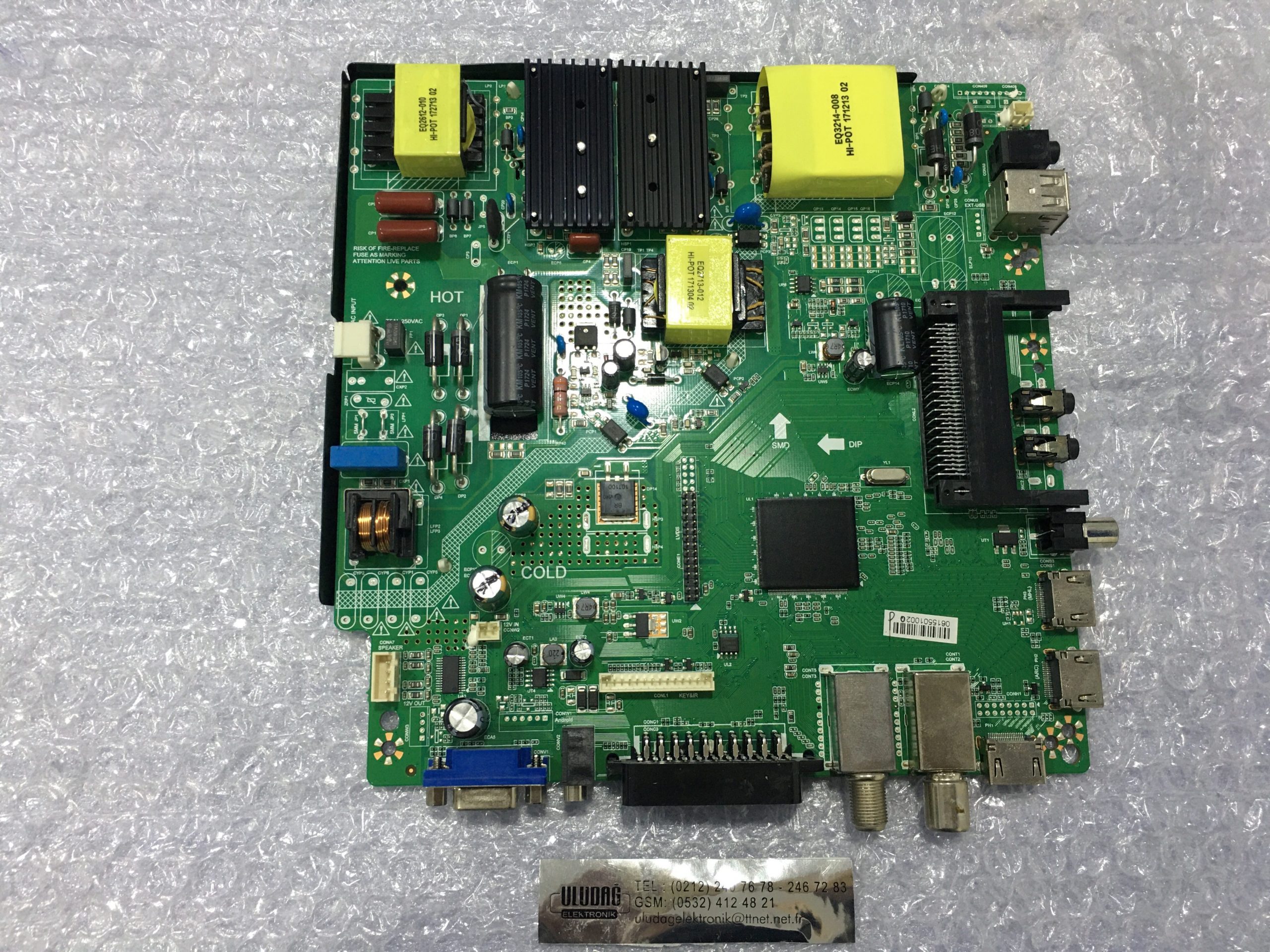 LDD.M3463.G LG-RE01-170615-YM01 AWOX AWX55140 MAİN BOARD - Televizyon ...