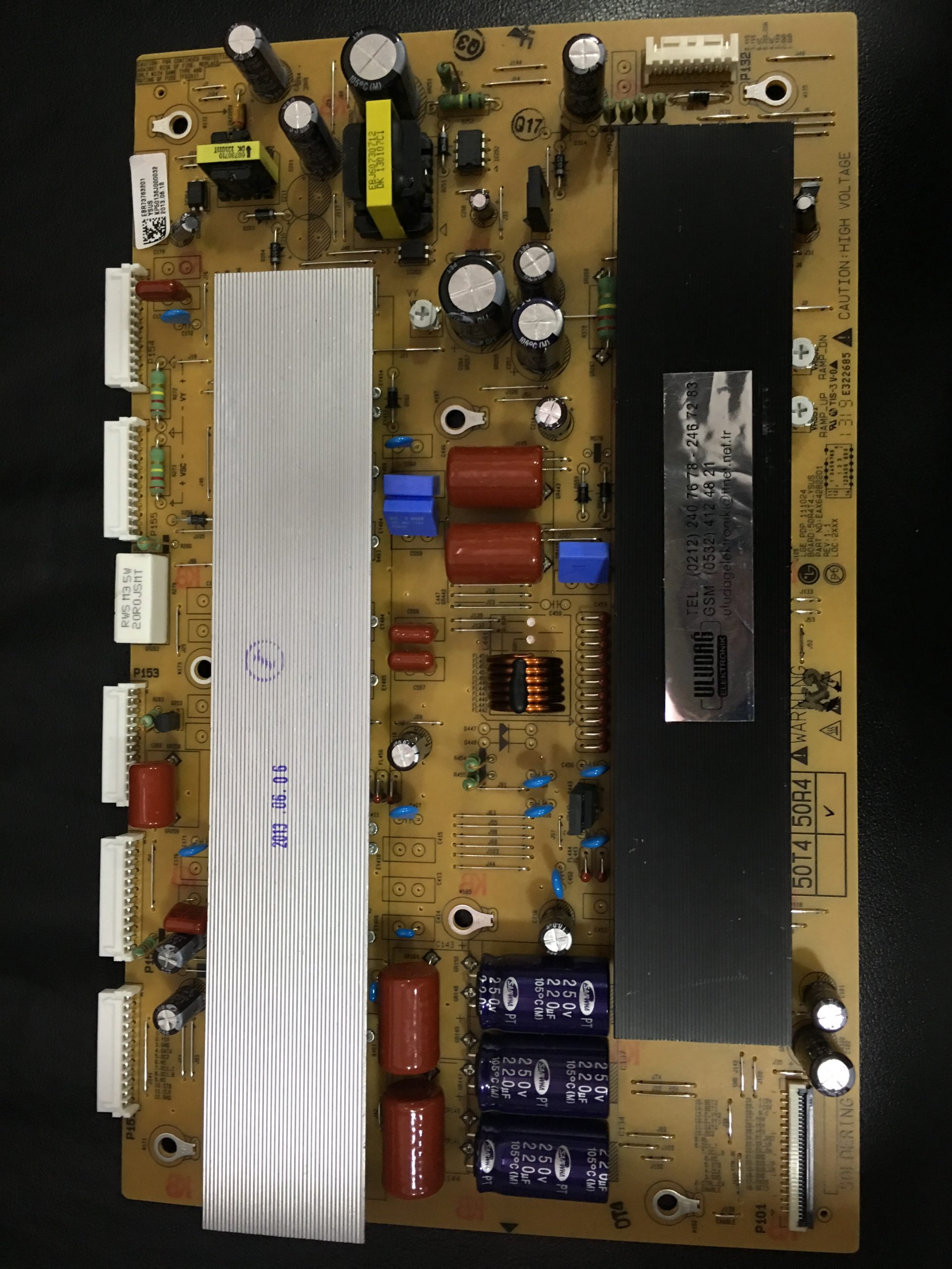 EBR73763201 LG 50PA6500/50PM6700/50PM6800 Y.SUS BOARD - Televizyon ...