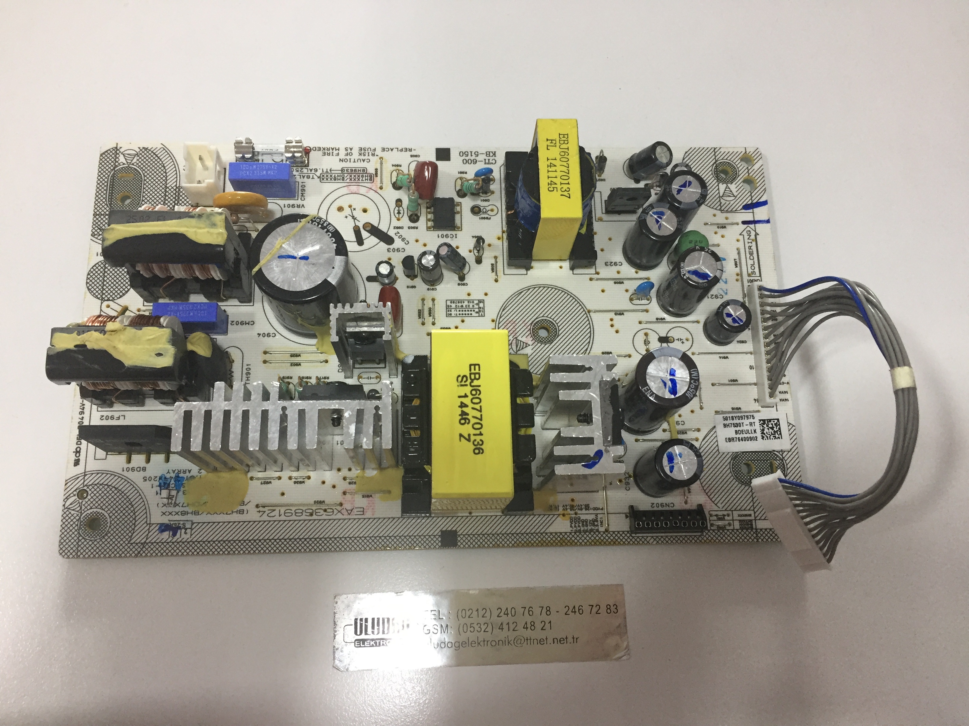 EBR76400902 EAX63689124 LG BH7530 POWER BOARD - Televizyon Parçaları