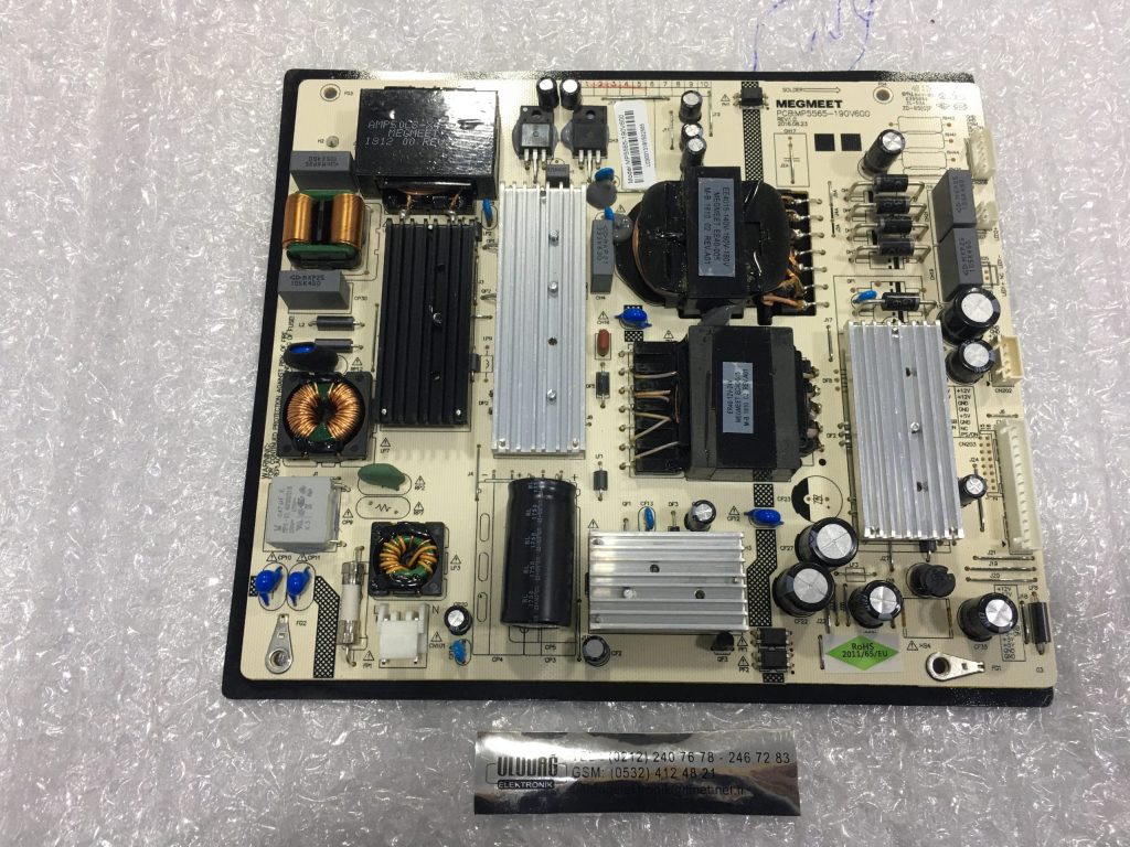 MEGMEET PCB MP5565-190V600 REV;1.0 AXEN AX55CRE88 POWER BOARD ...